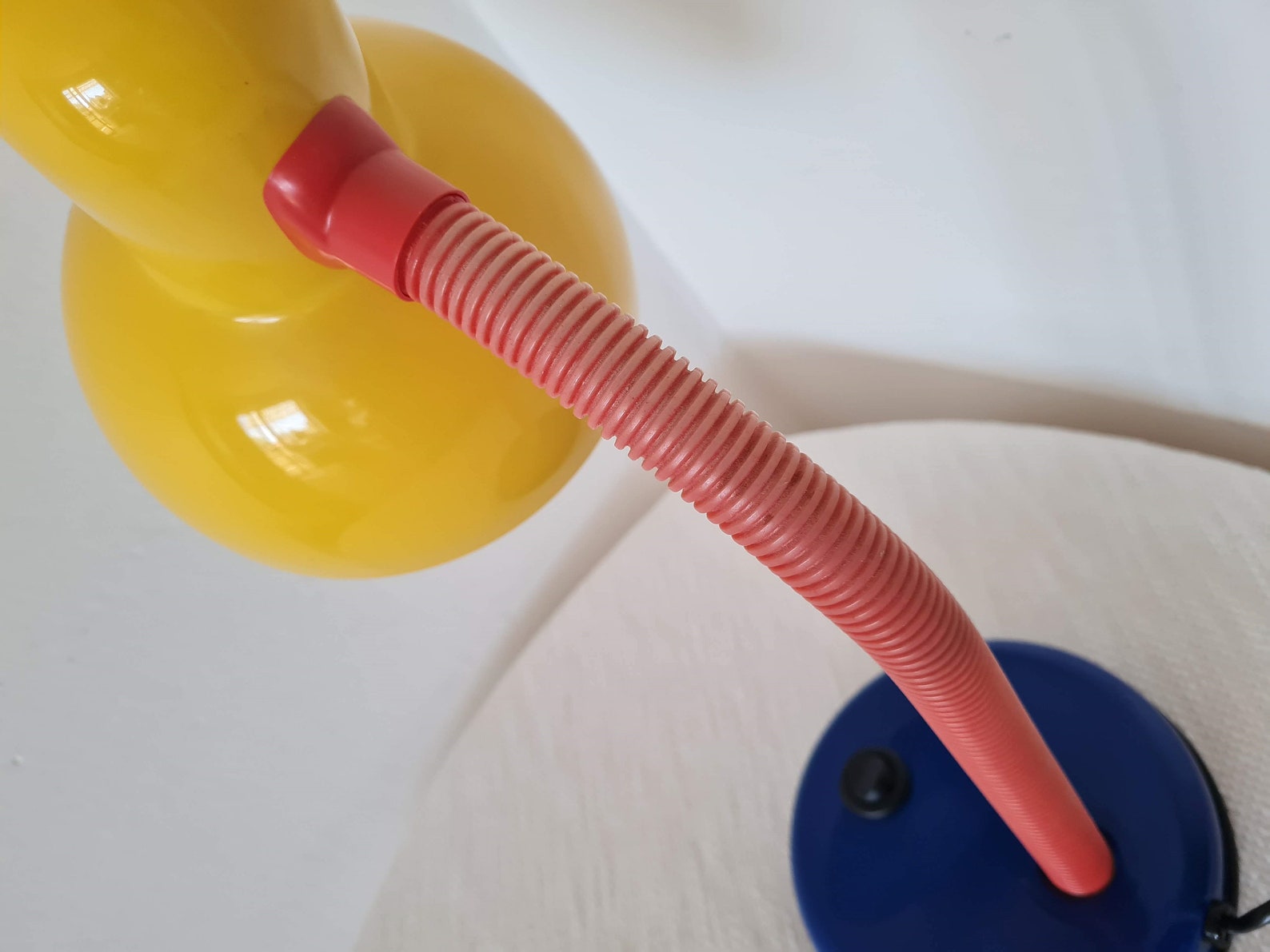 Vintage MEMPHIS Style Colorful Table Lamp - Etsy