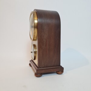 Vintage Mid Century Weimar Mantel Clock With Barometer - Etsy