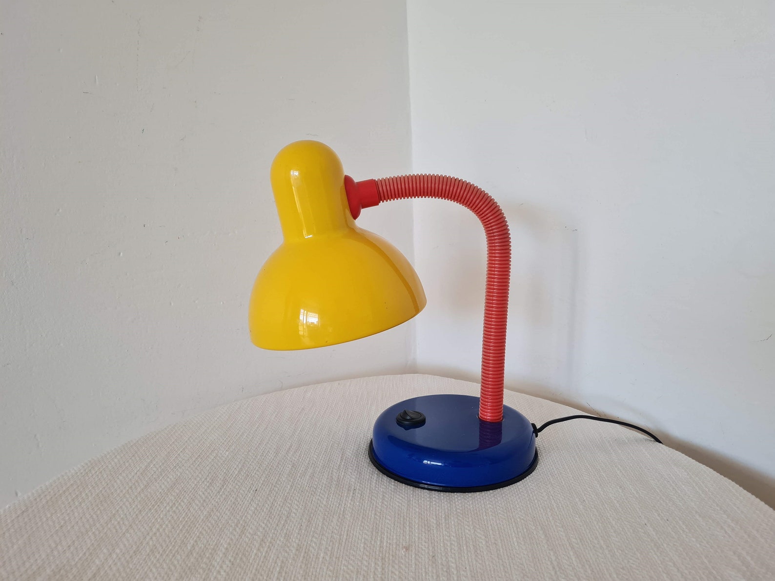Vintage MEMPHIS Style Colorful Table Lamp - Etsy