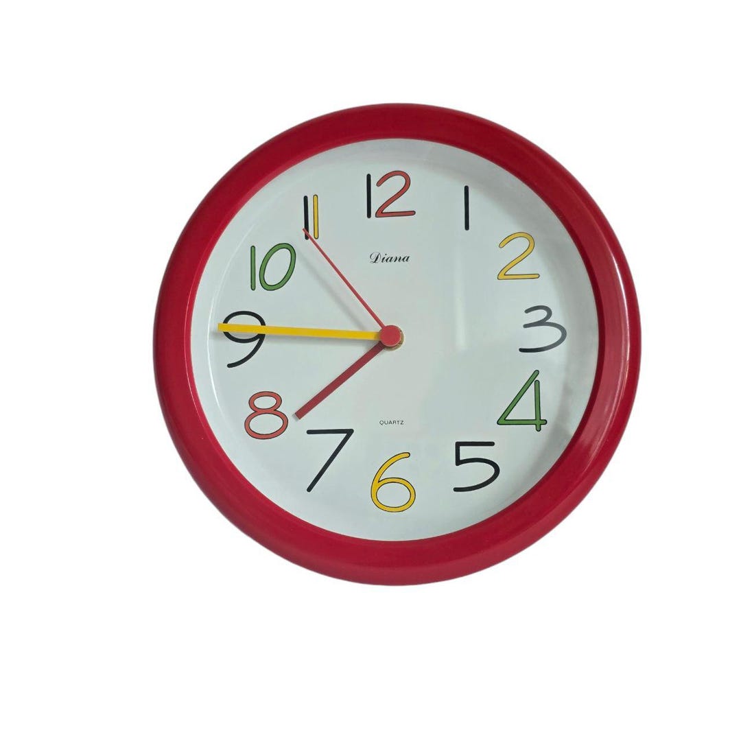 Vintage Pop Art Memphis Milano Style Wall Clock Made in Germany - Etsy