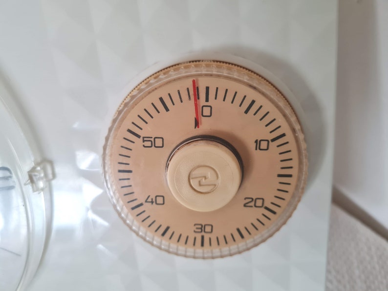 Mid Century Wall Kitchen CLOCK With Timer 70s East German - Etsy
