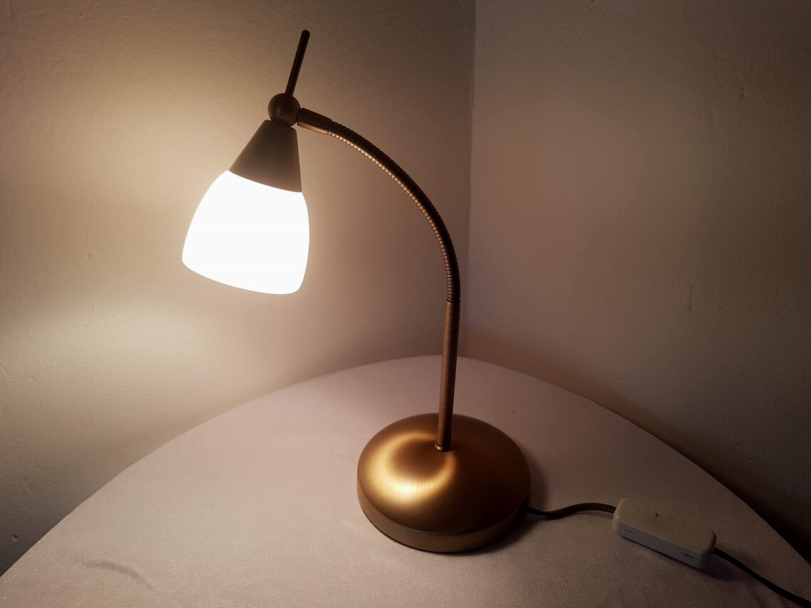 Vintage wire Desk Lamp Mid-Century Table Desk Lamp Retro Lamp | Etsy