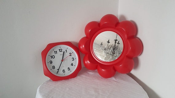 Clocks Home Décor Vintage Pop art Memphis Milano style wall clock Home ...