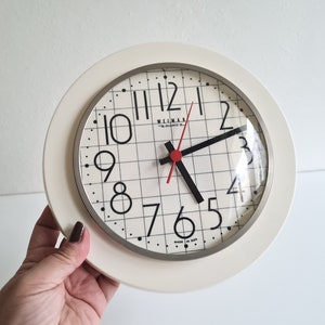 Mid Century Wall CLOCK Weimar GDR 70s Perfect Vintage Condition - Etsy