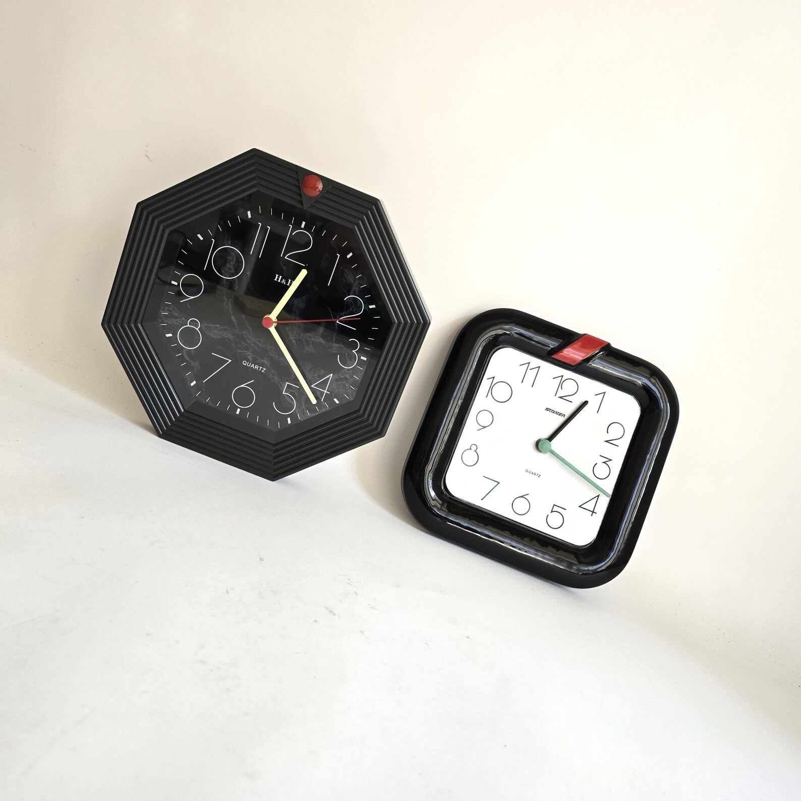 Vintage Memphis Milano Style Wall Ceramic Clock 90s - Etsy