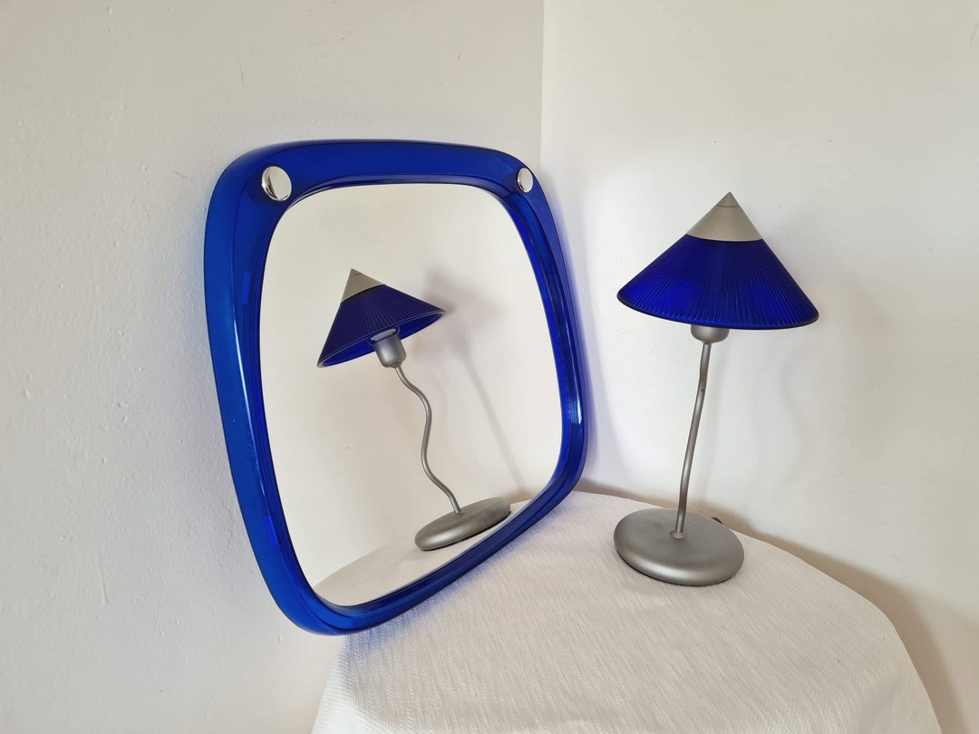 Vintage Pop Art Memphis Milano Style Wall Mirror in a Plastic Frame - Etsy