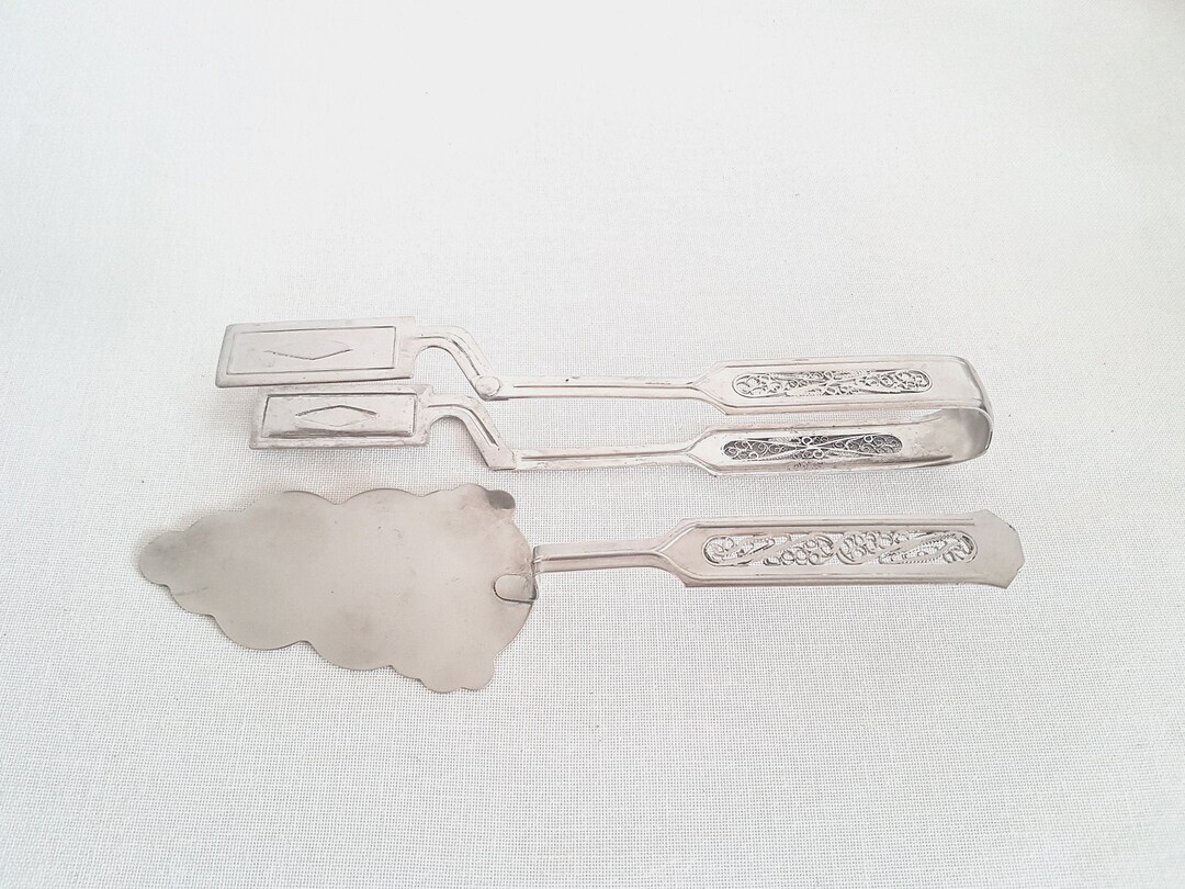 Vintage Filigree Cake Set Wedding Cake, Wedding Cake Serving, Vintage ...