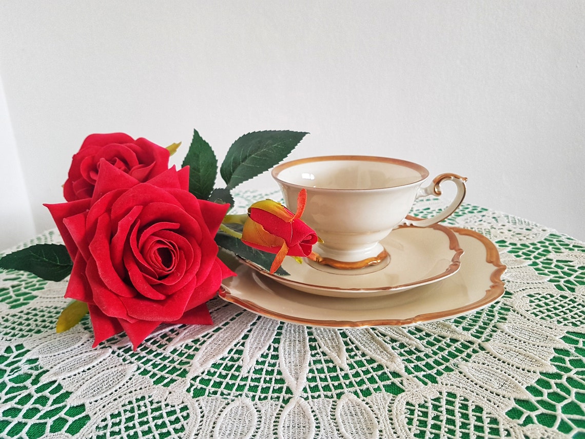 Vintage Porcelain Set 3 Piece Breakfast Set Vintage Germany | Etsy