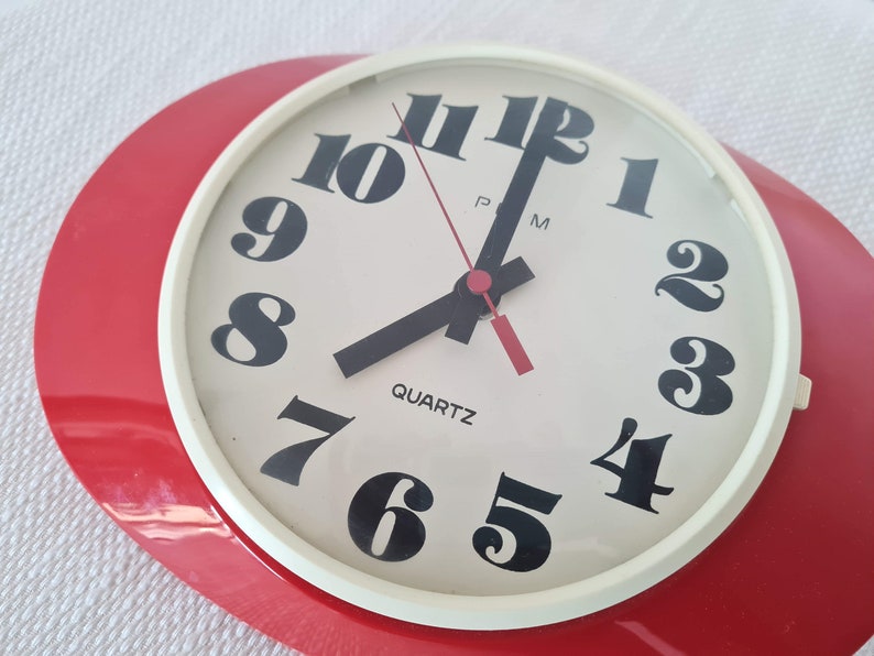 Vintage Space Age Atomic Wall Clock Prim Czechoslovakia - Etsy