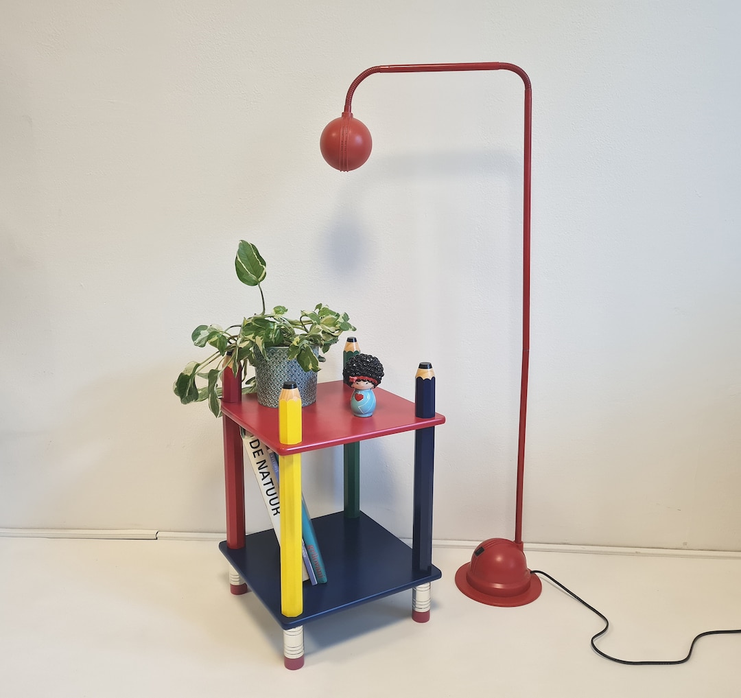 Vintage MEMPHIS Milano Style Floor Lamp Design 1990s - Etsy