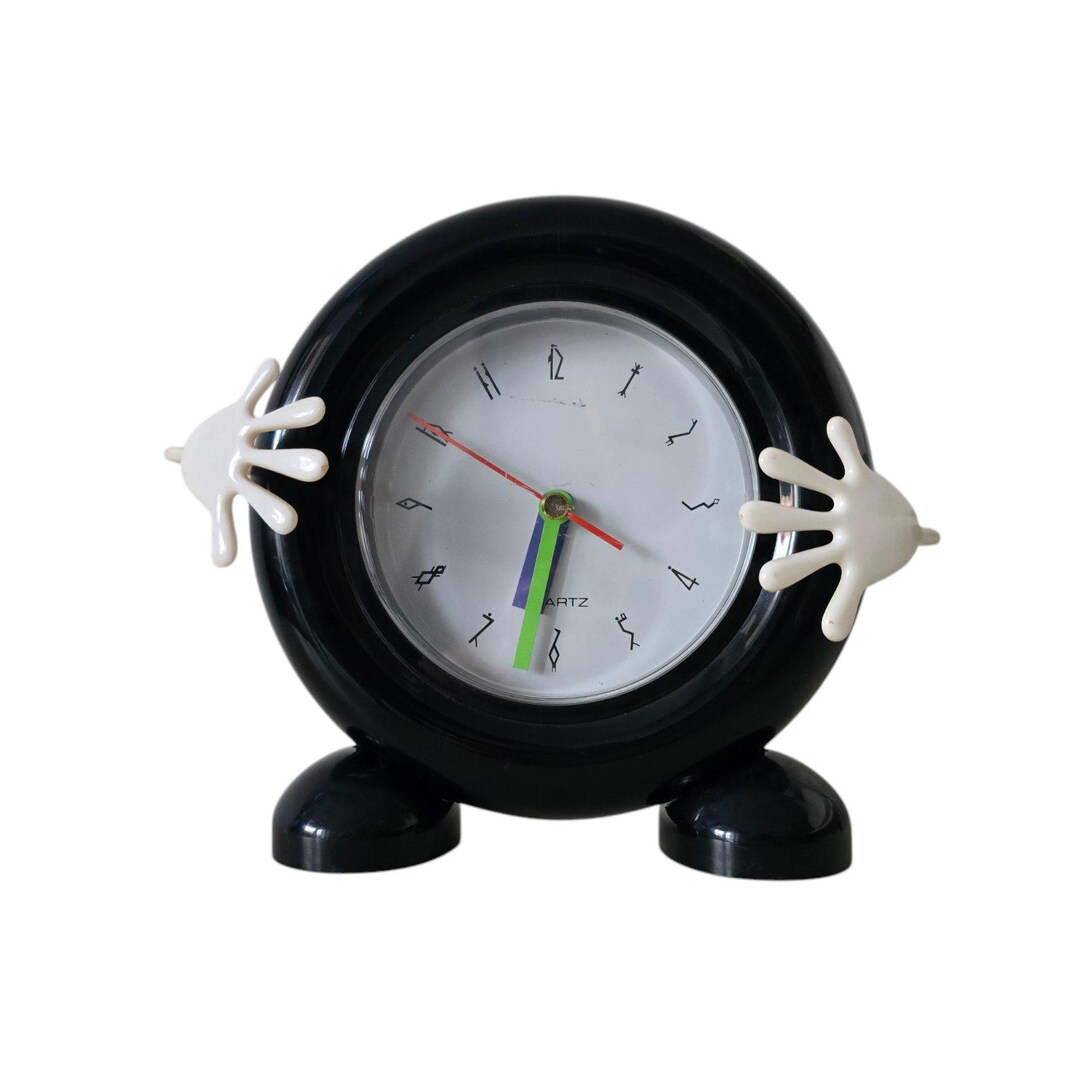 Vintage Pop Art Memphis Milano Style Pendulum Clock 80s - Etsy