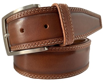 Mens Black Single Skin Hide Italian Hide Leather Belt 40mm | Etsy UK