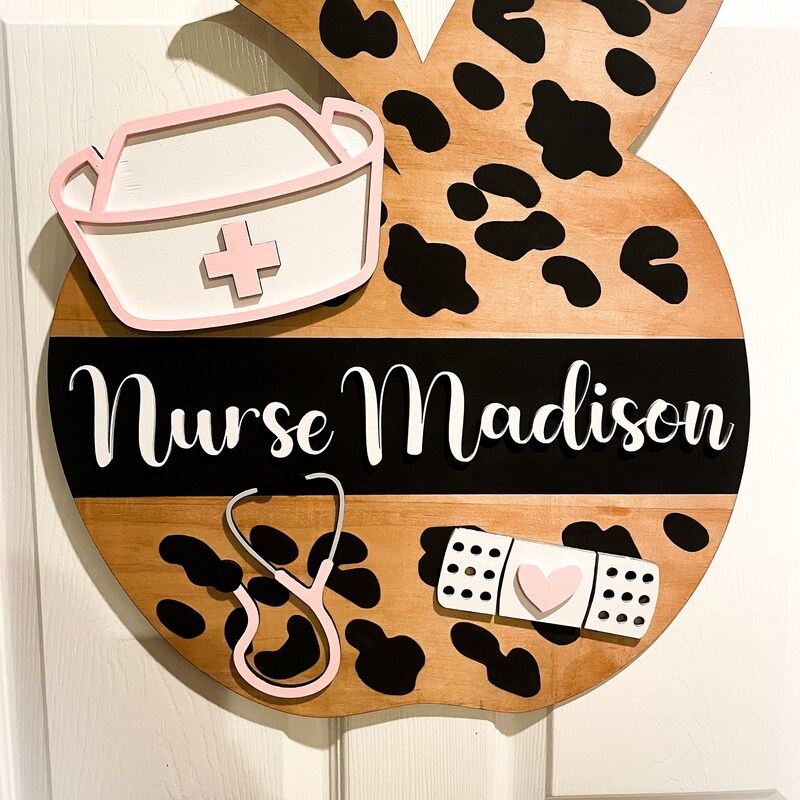 School Nurse Sign - Etsy