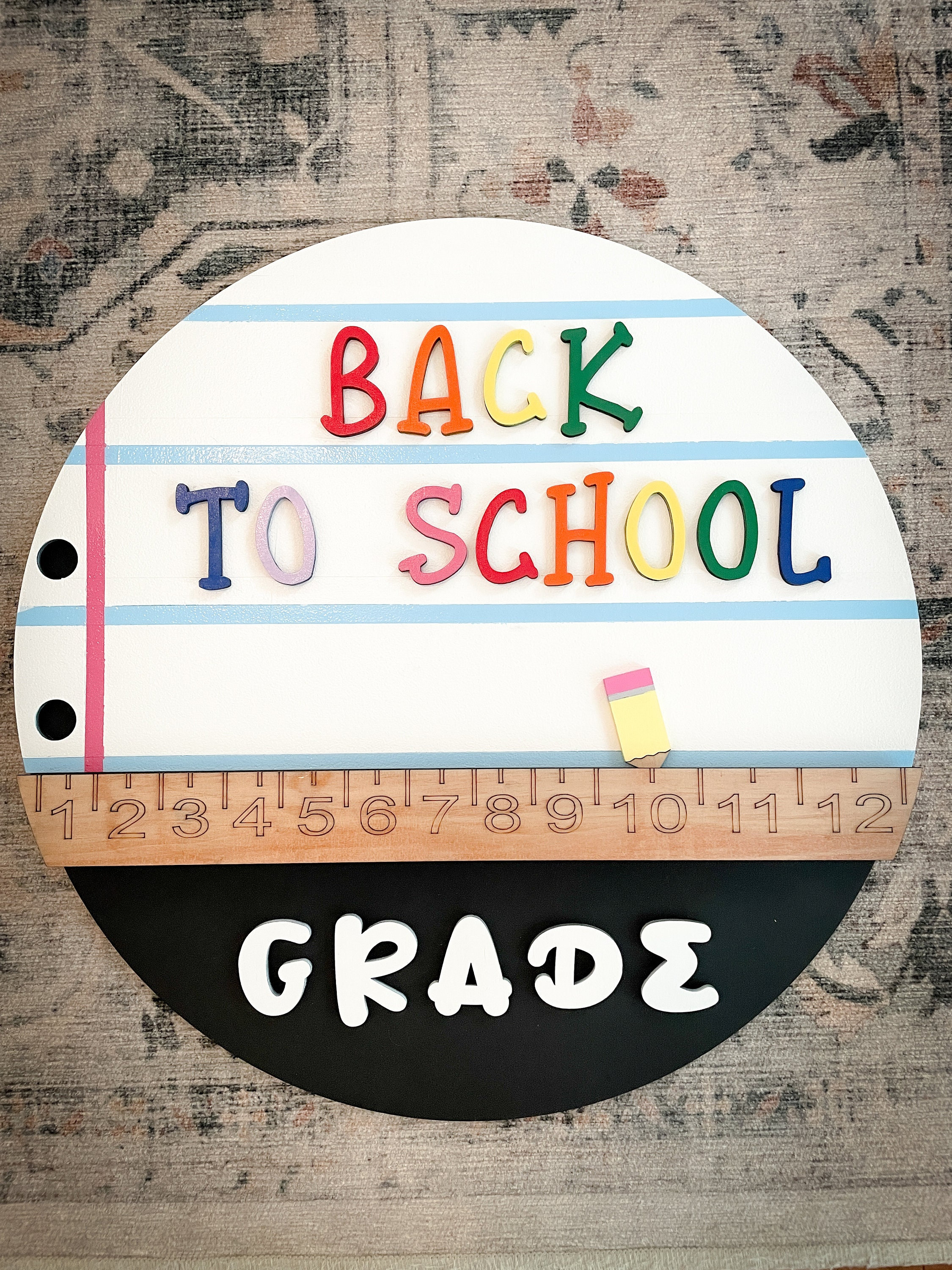 Back to School Sign Back to School Pencil Slider 3 Dimensional Back to ...
