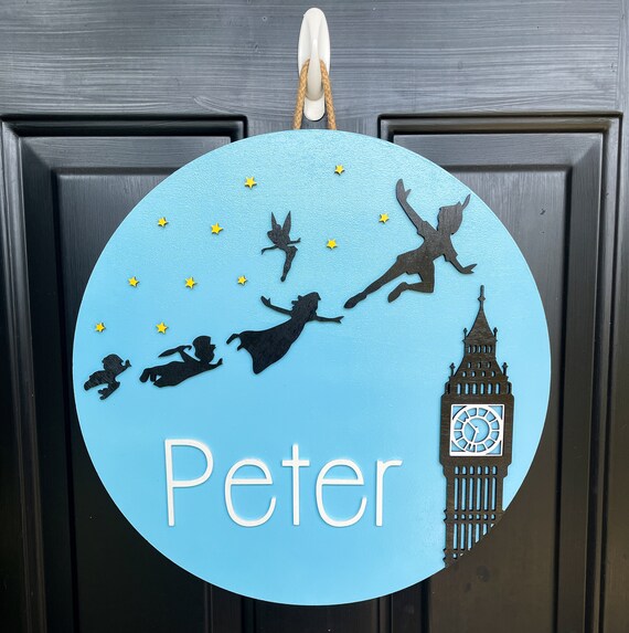 Peter Pan Nursery Sign 3 Dimensional Nursery Sign Nursery - Etsy