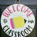 Welcome to Our Classroom Sign Back to School Door Hanger - Etsy