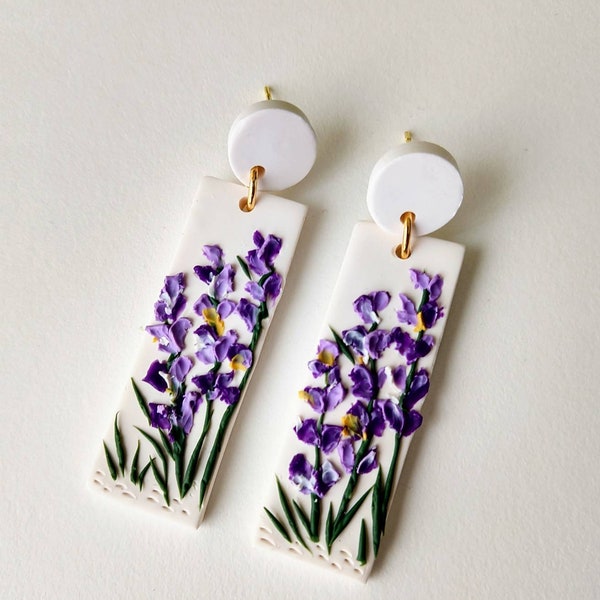Lavender Earrings - Etsy