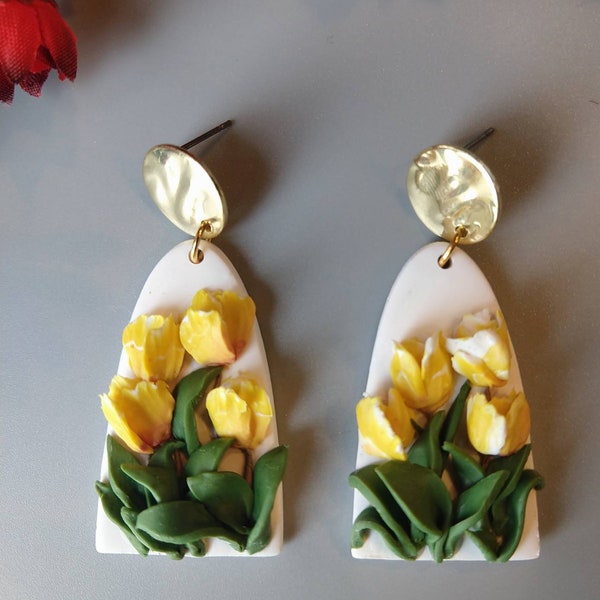 Spring Earrings - Etsy