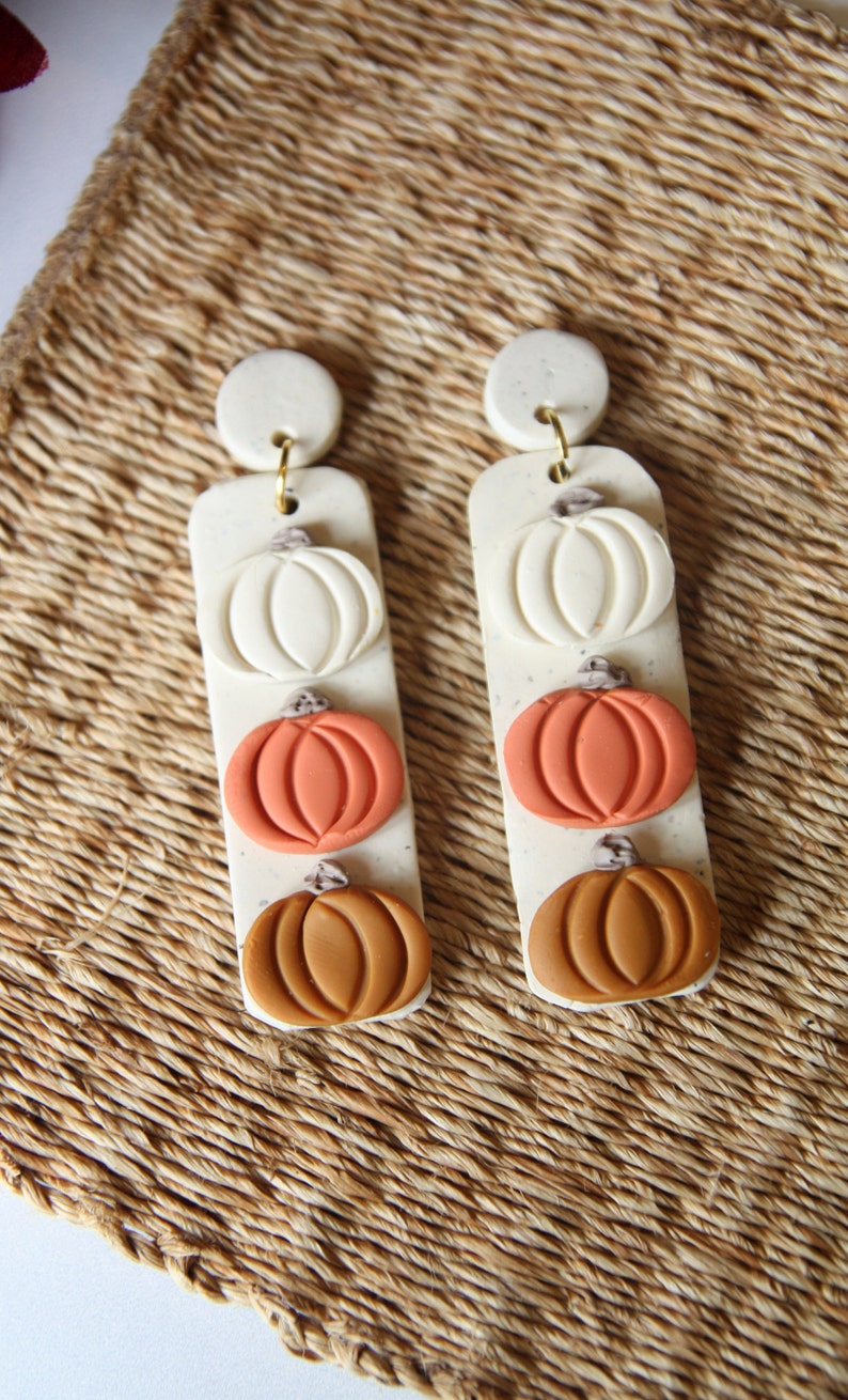 Pumpkin Clay Earrings Fall Clay Earrings Handmade Polymer Etsy pumpkin-clay-earrings-fall-clay-earrings-handmade-polymer-etsy