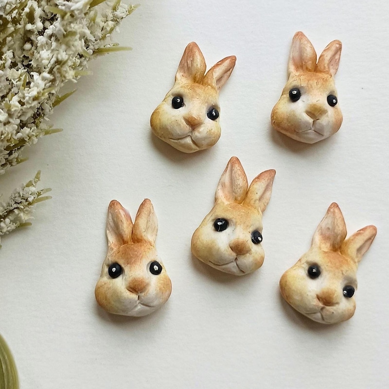 Polymer Clay Bunny - Etsy