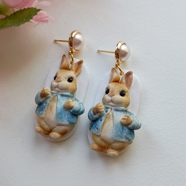Polymer Clay Bunny - Etsy