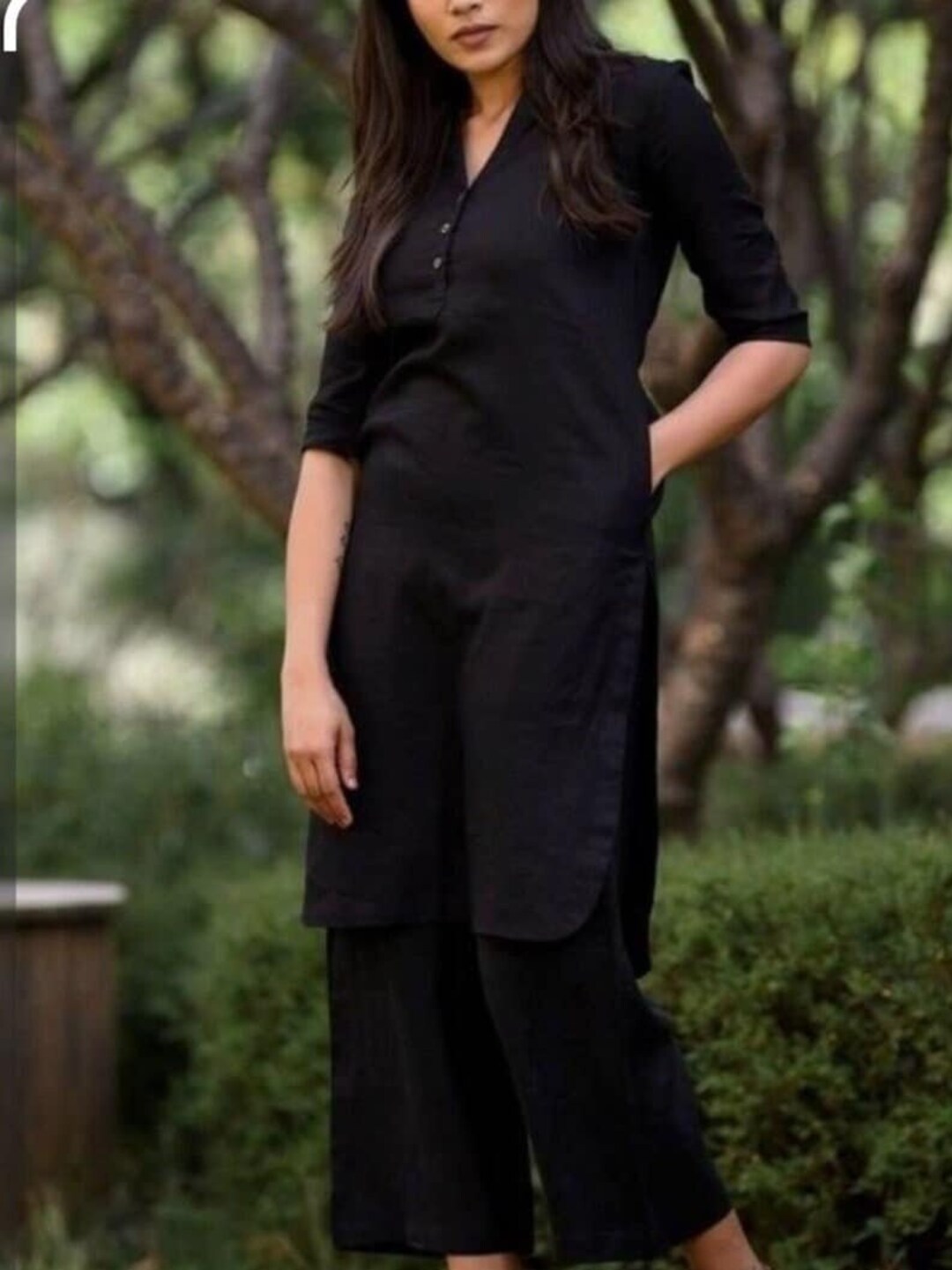 Desinger Kurti With Pent - Etsy