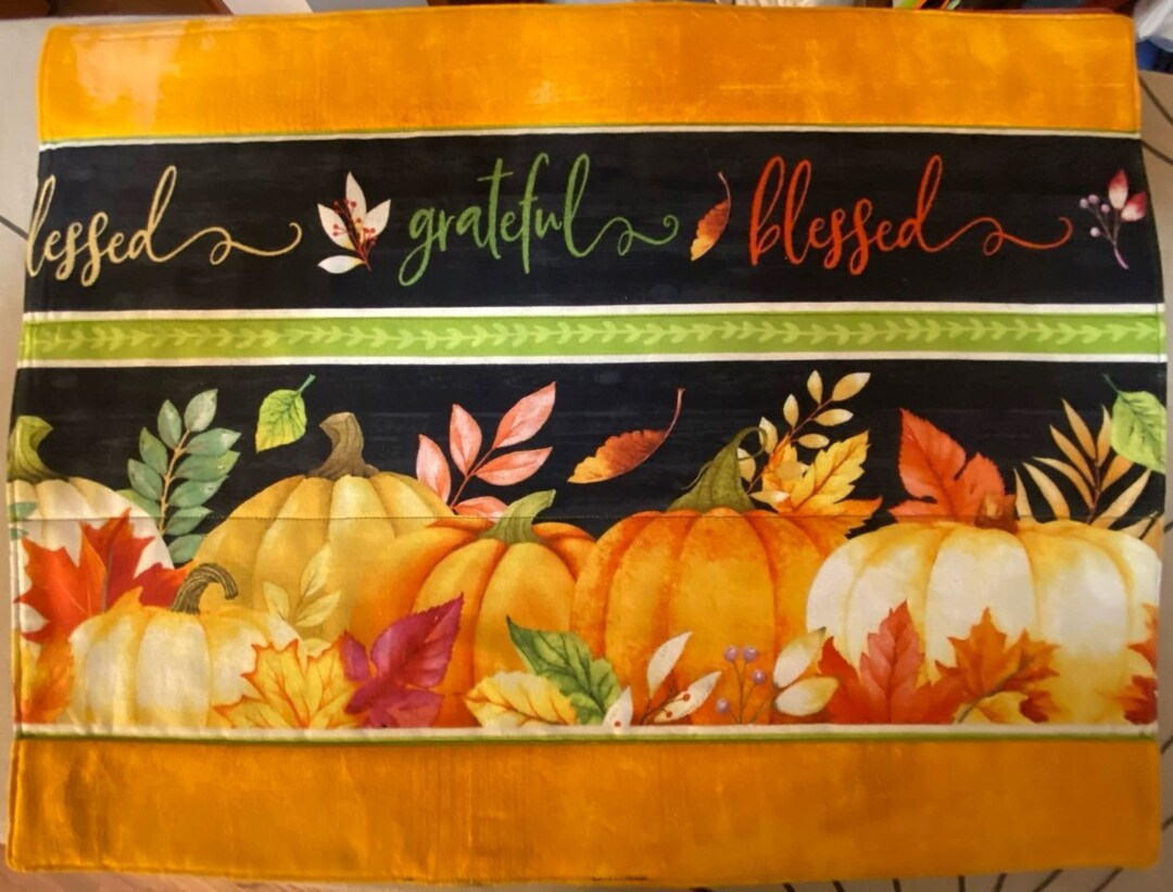 Set of 4 Fall or Thanksgiving Placemats - Etsy