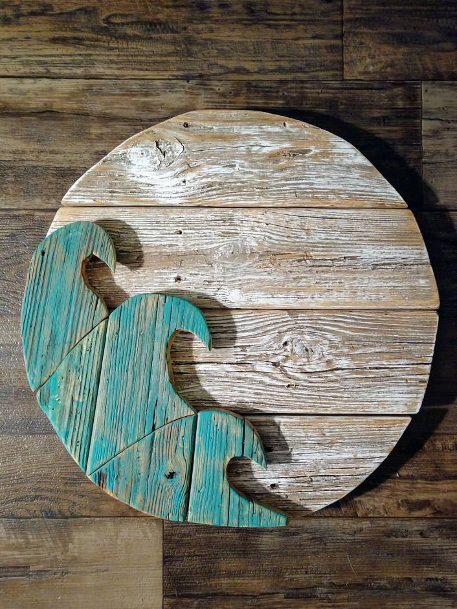 Reclaimed Wood Waves - Etsy
