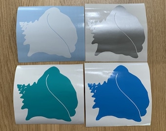 Nautilus Shell Vinyl Sticker Decal Ocean Beach Coastal | Etsy