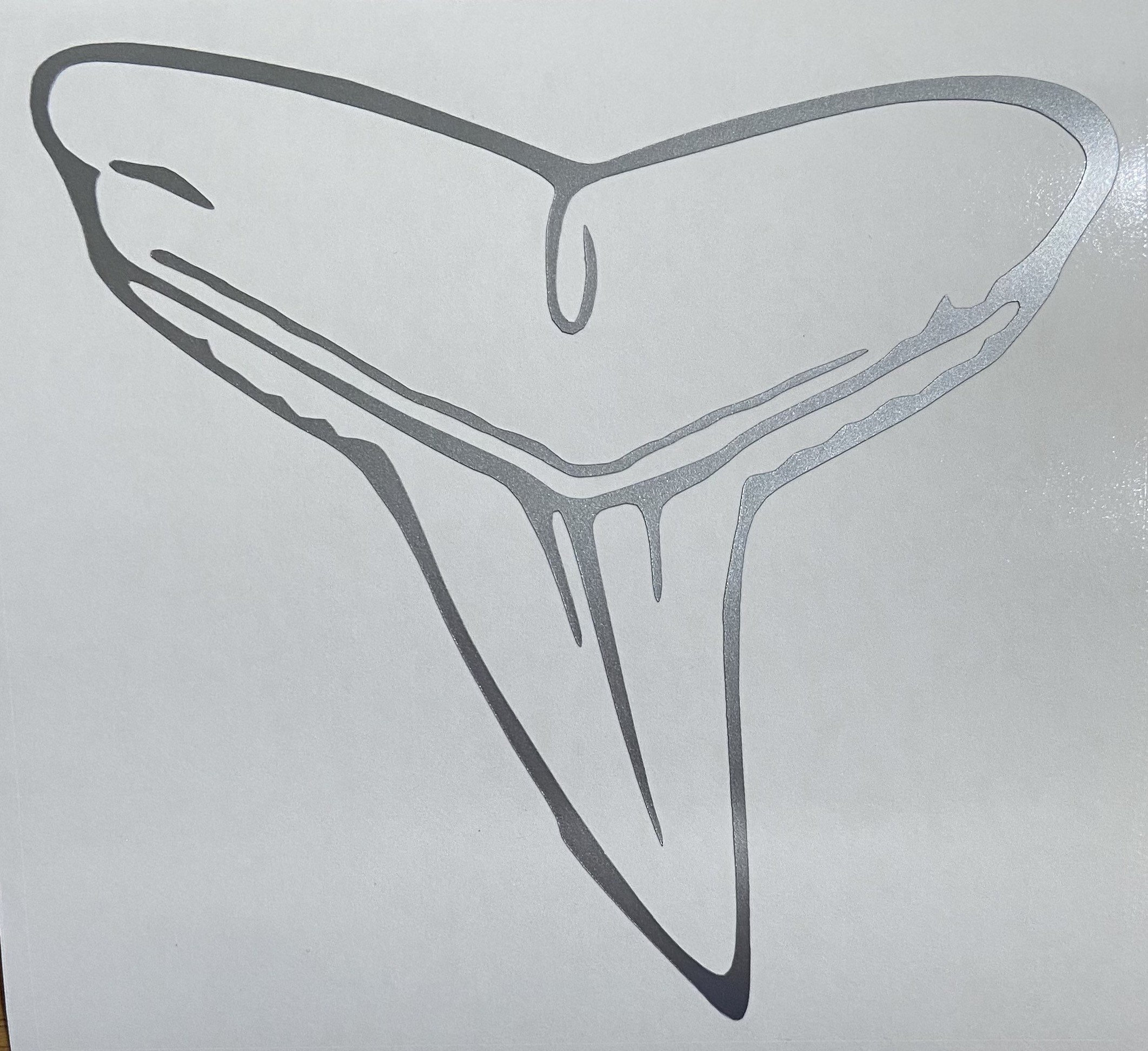 Lemon Shark Tooth Vinyl Decal Sticker, Ocean Beach Coastal Fossil Salt ...