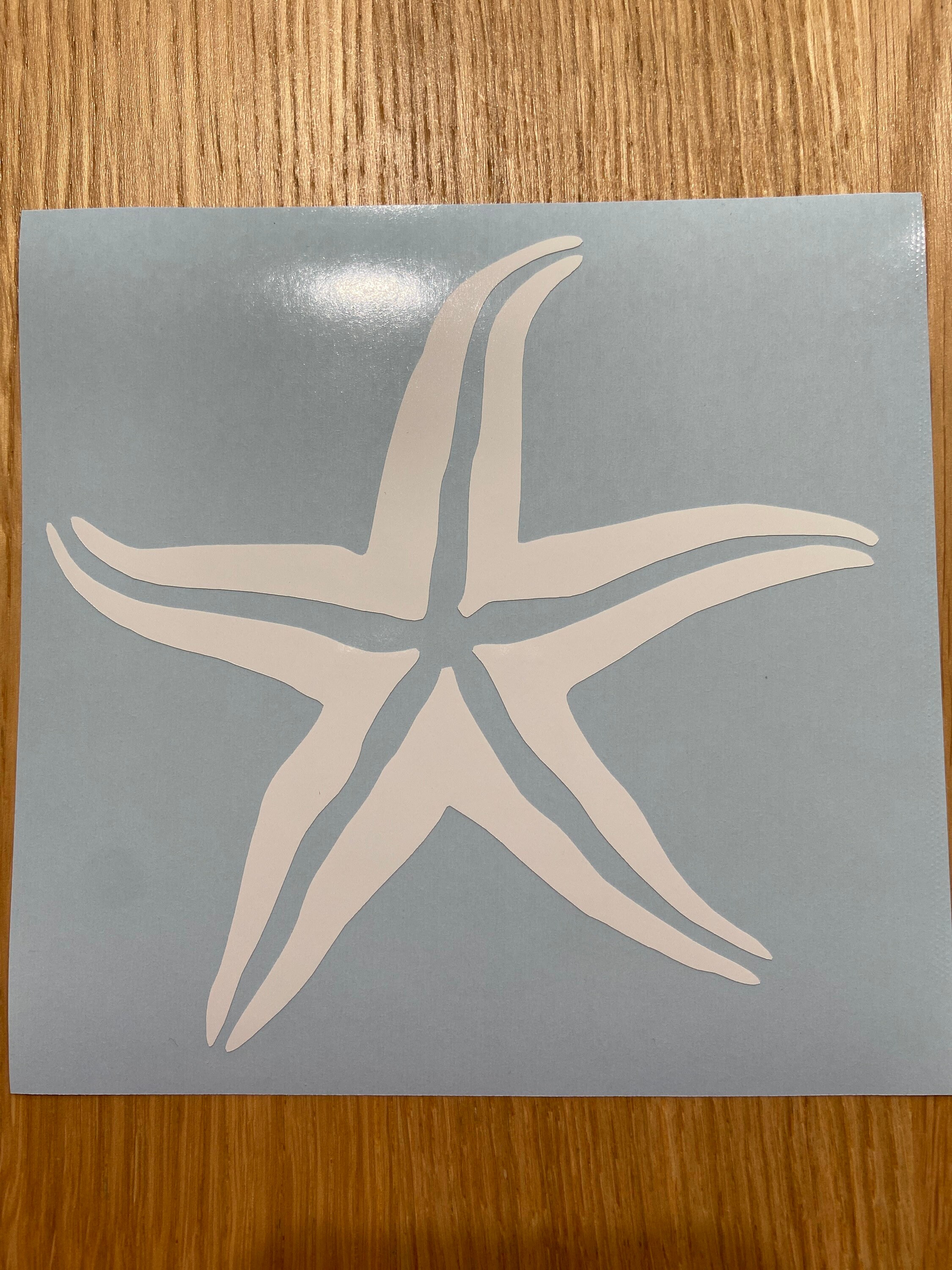 Starfish Vinyl Decal Sticker, Sea Star Ocean Beach Coastal Seashell ...