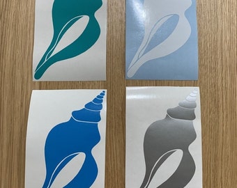 Nautilus Shell Vinyl Sticker Decal Ocean Beach Coastal | Etsy