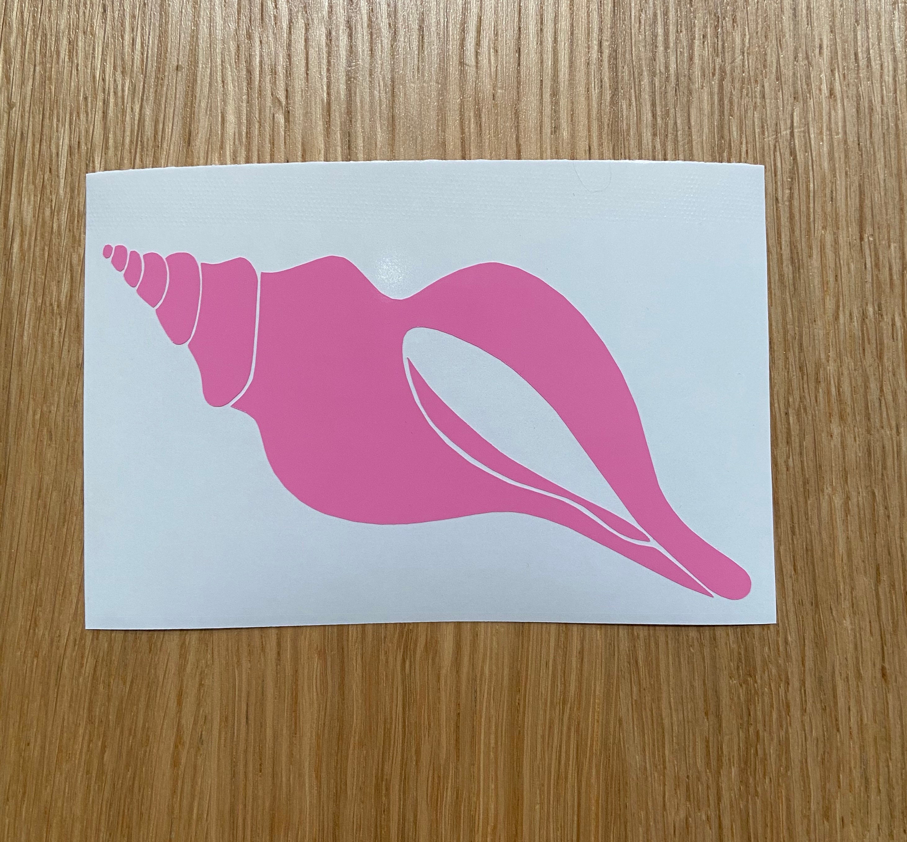 Horse Conch Shell Vinyl Decal Sticker Ocean Beach Coastal - Etsy