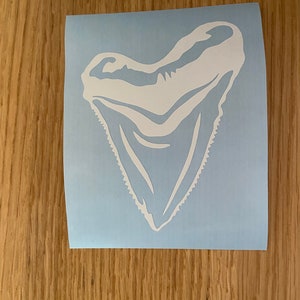 Shark Tooth Vinyl Decal 4 Styles Laptop Phone Car Truck - Etsy