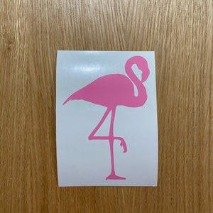 Flamingo Vinyl Decal Sticker, Bird Ocean Beach Coastal Sea Life ...