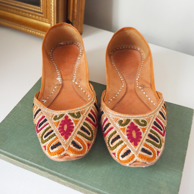 Embroidered Slippers - Etsy
