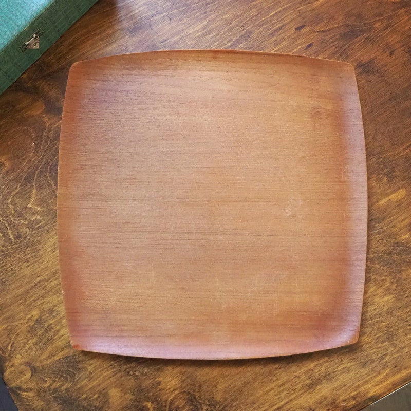 Teak Serving Tray - Etsy