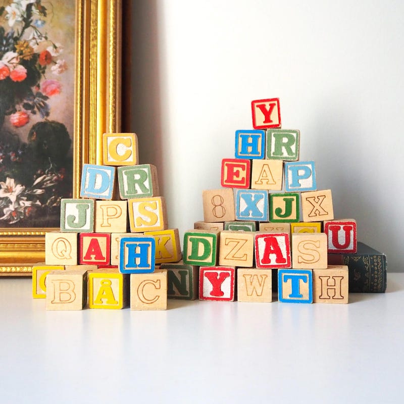 Wooden Blocks - Etsy