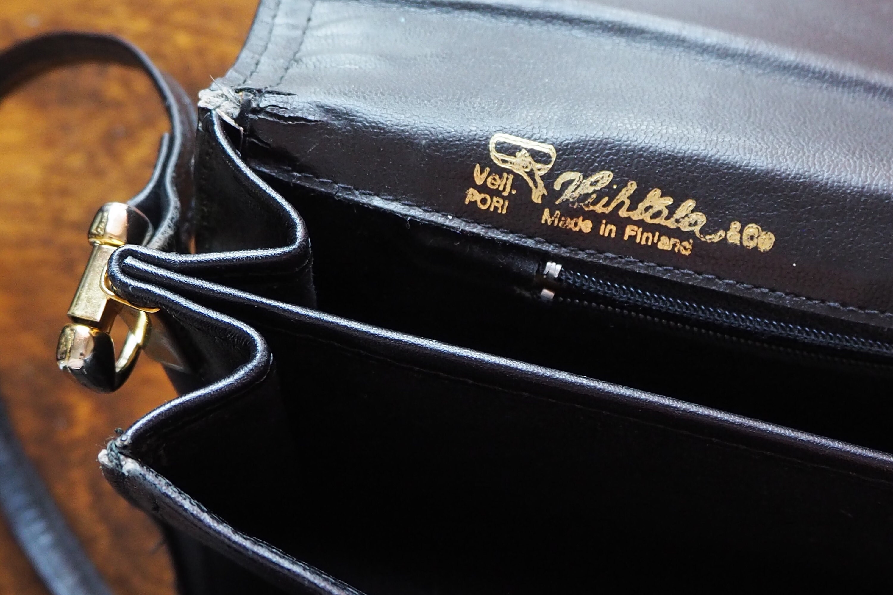 Vintage Leather Envelope Bag | Vintage Leather Bag | Black Envelope Bag ...