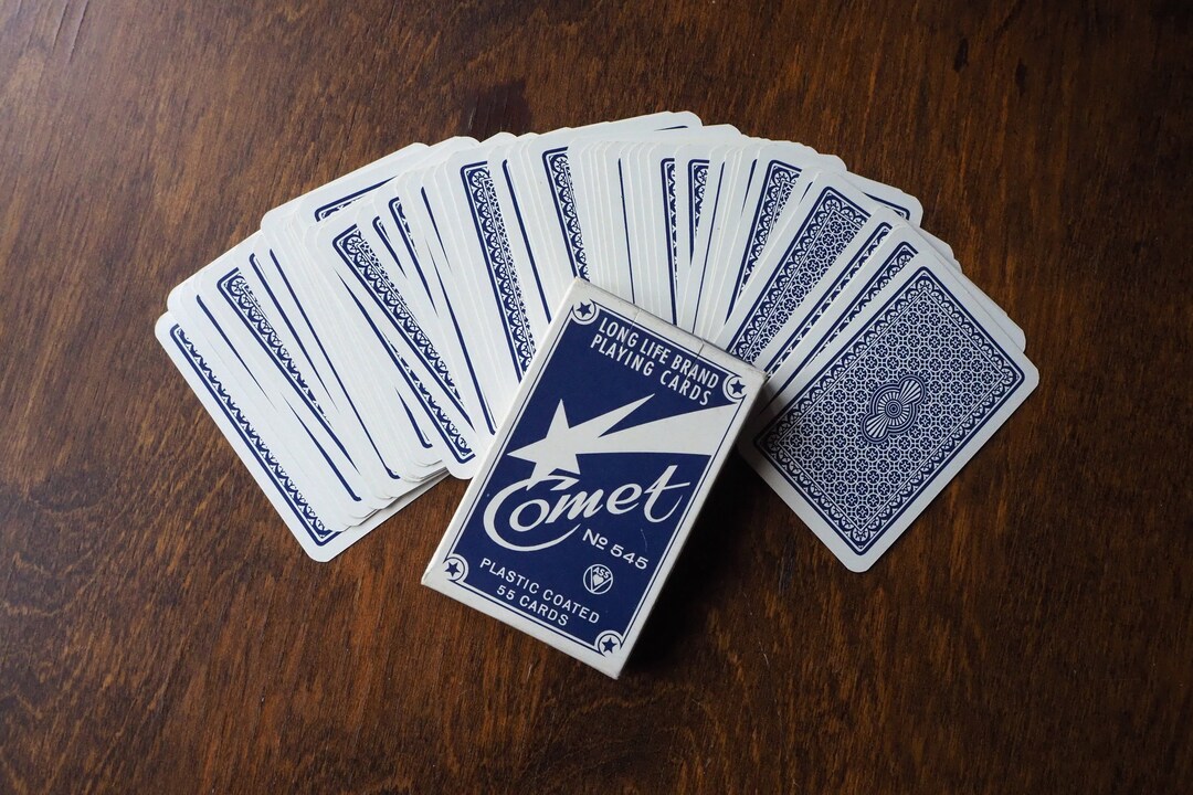 Vintage Playing Cards | Vintage Card Deck | Comet Playing Cards | Retro ...