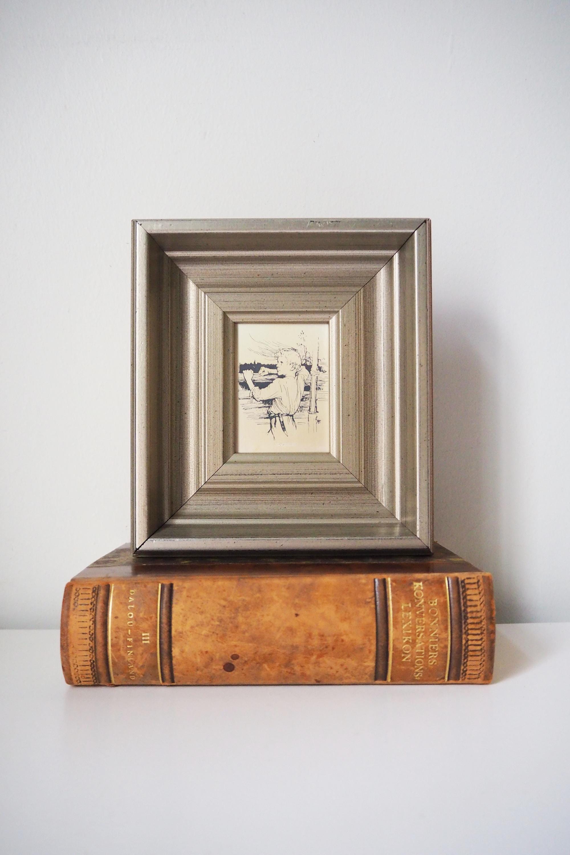 Vintage Framed Silver Etching | Albert Edelfelt | Finnish Art | Albert ...
