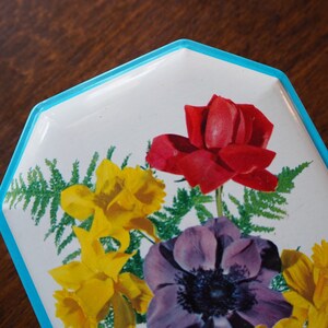 Vintage Floral Tin Box | Floral Tin Box | Vintage Storage Box - Etsy