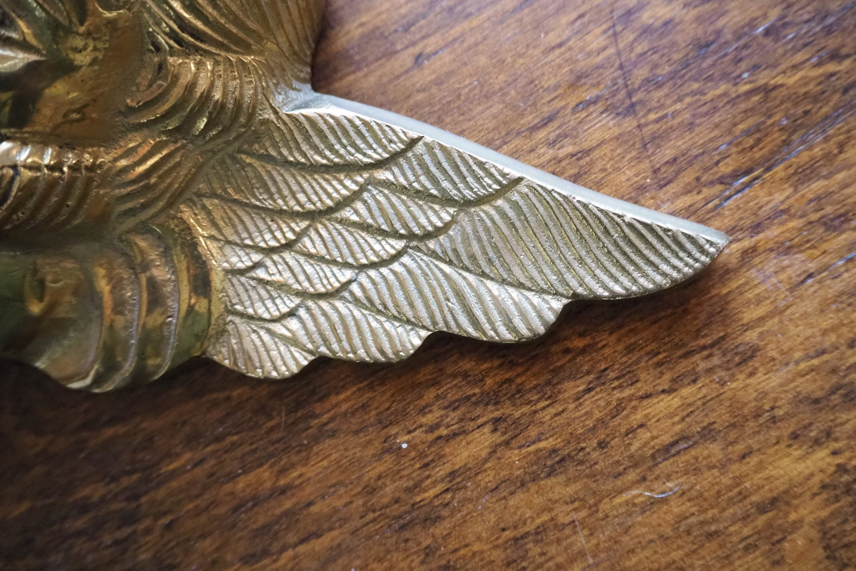 Vintage brass angel Angel wall ornament Vintage angel | Etsy