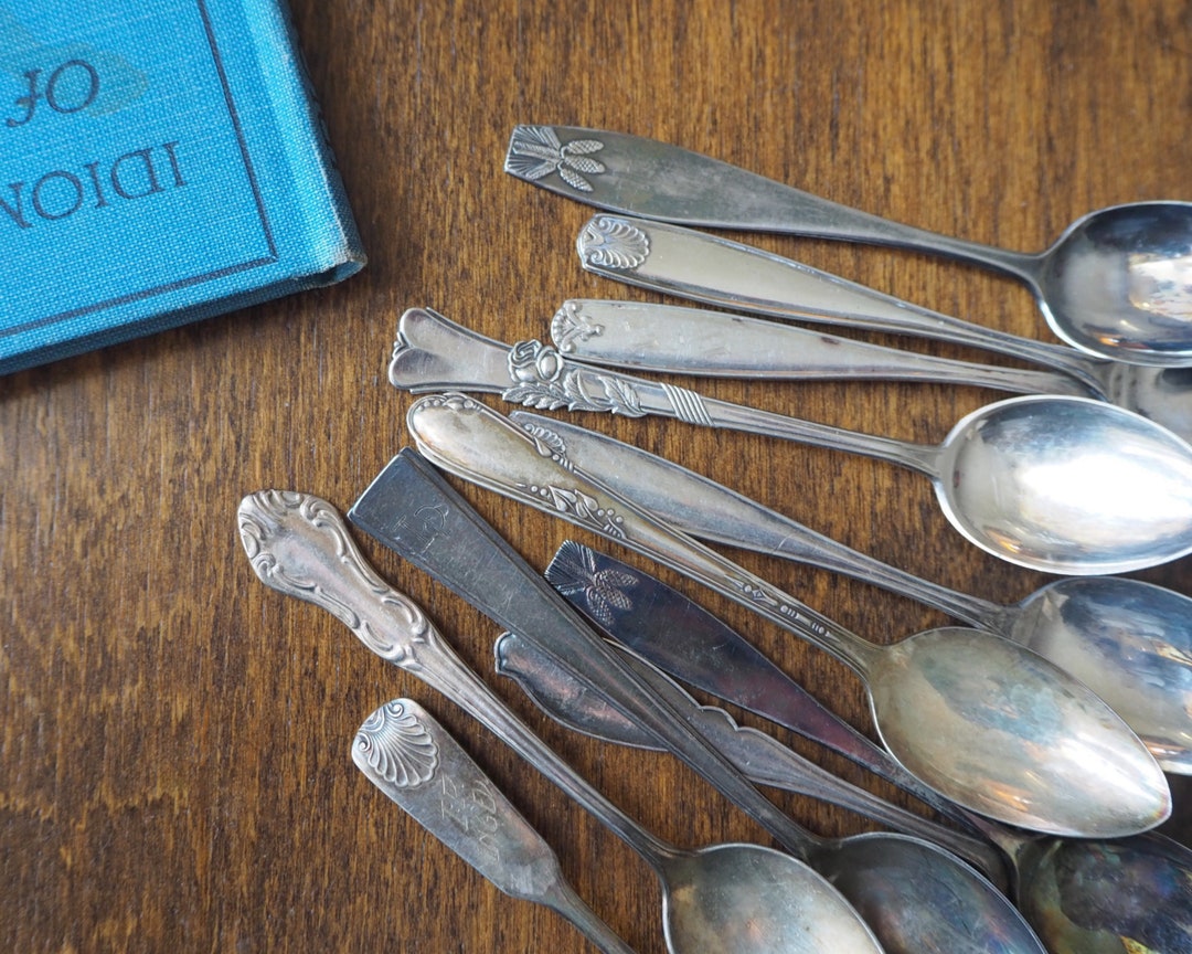 Set of Six Vintage Coffee Spoons | Small Vintage Spoons | Mismatched ...