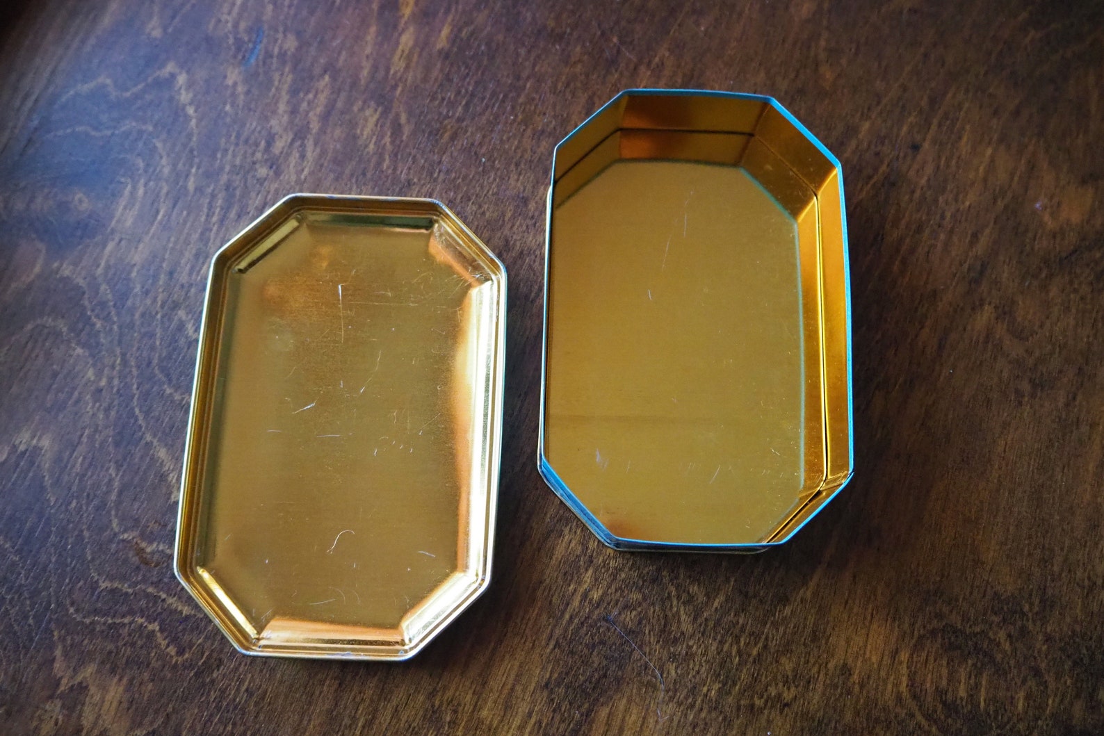 Vintage Floral Tin Box Floral Tin Box Vintage Storage Box - Etsy