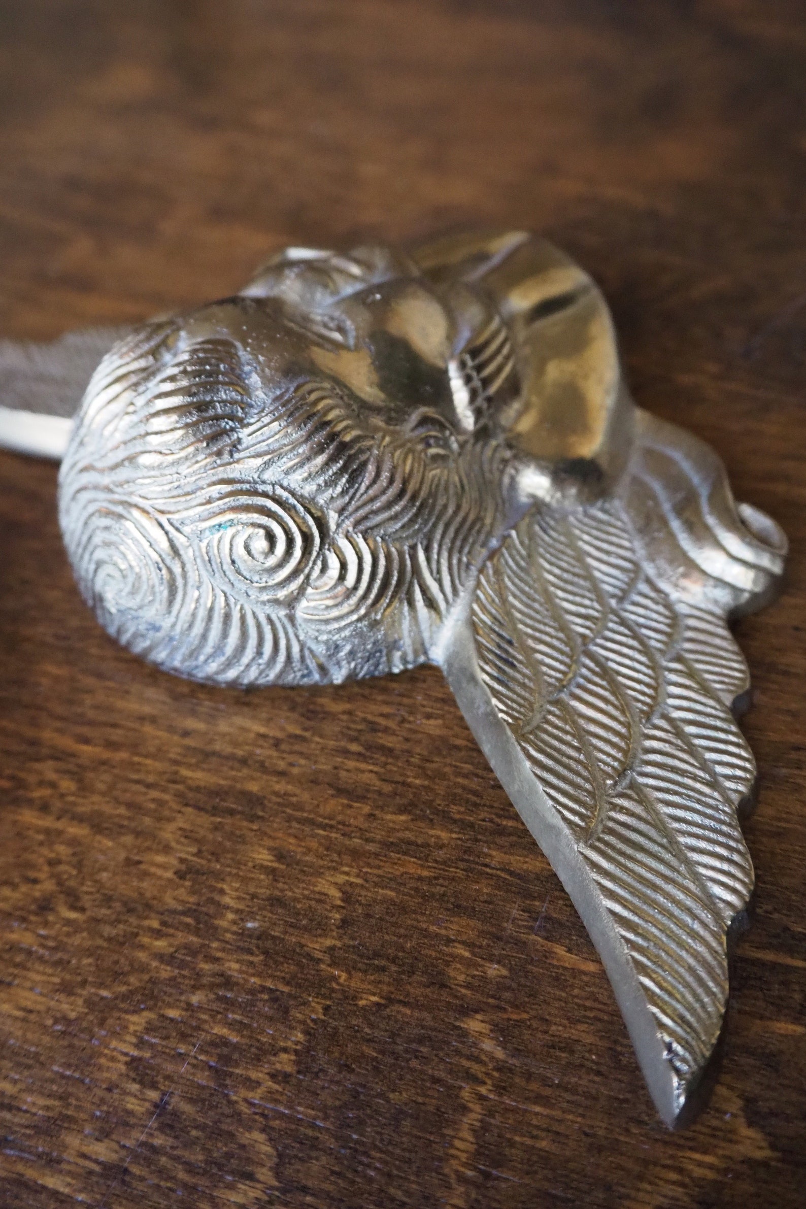 Vintage brass angel Angel wall ornament Vintage angel | Etsy