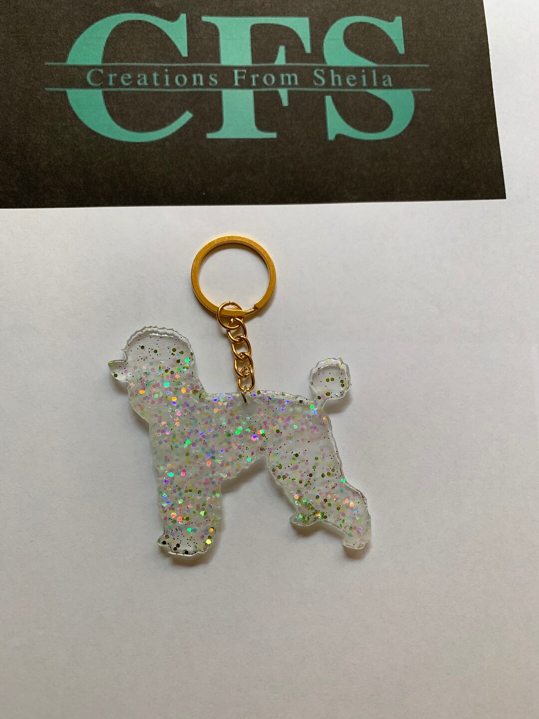 Poodle Key Chain - Etsy