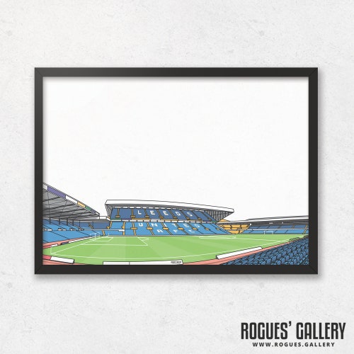 Elland Road Leeds United F.C. Stadium Print Artwork the - Etsy UK