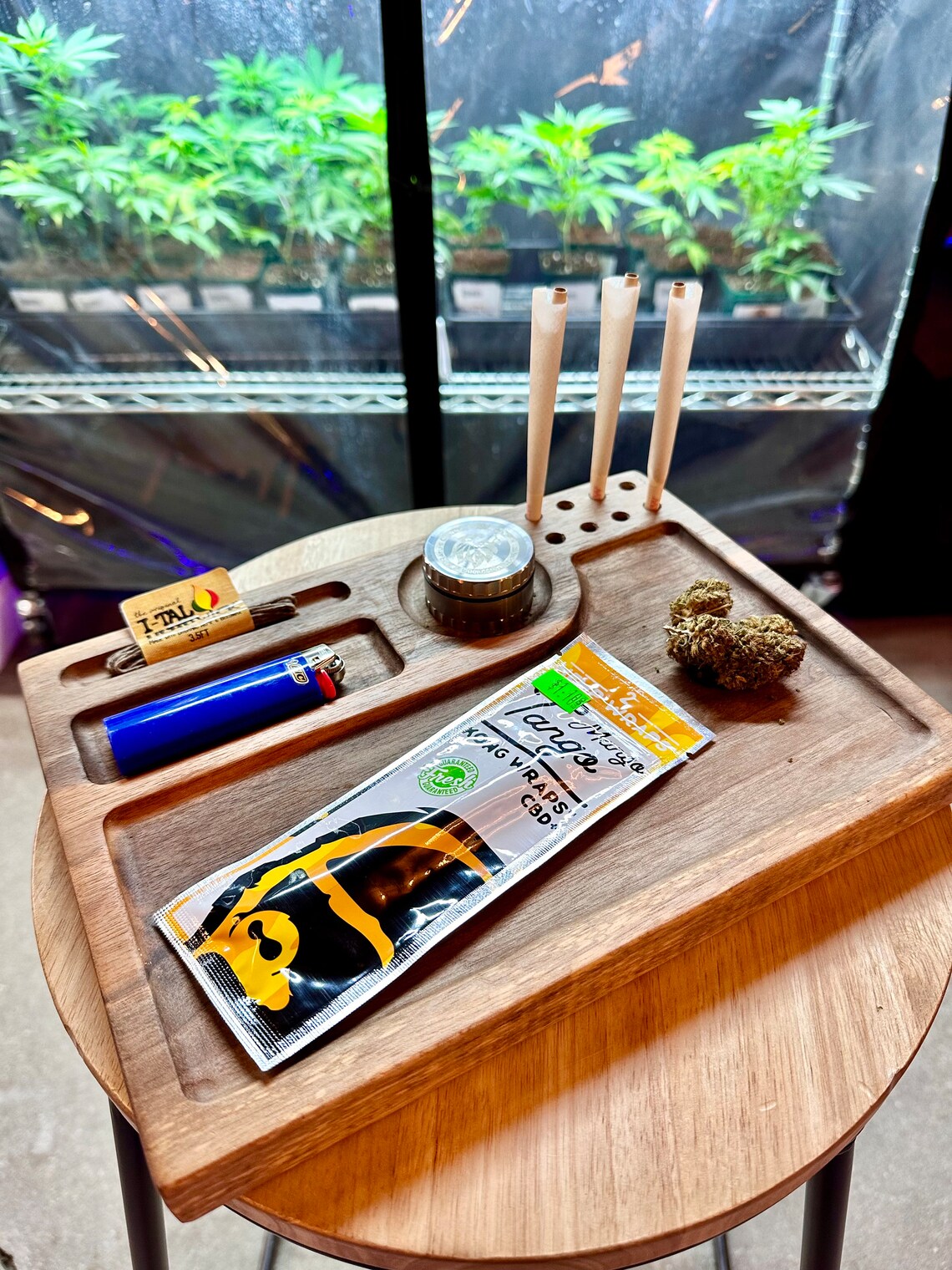 Wood Smoking Accessories, Wood Tray, Wood Table Organizer, Custom ...