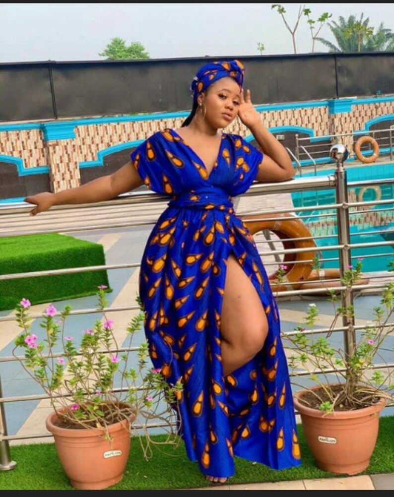 African Print Sun Dresses Infinity Summer Dress for Women - Etsy